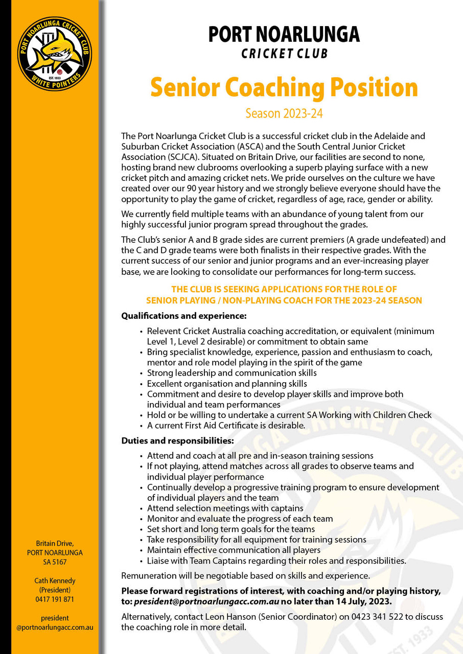 South Australian Cricket Association | SACA South Australian Cricket ...