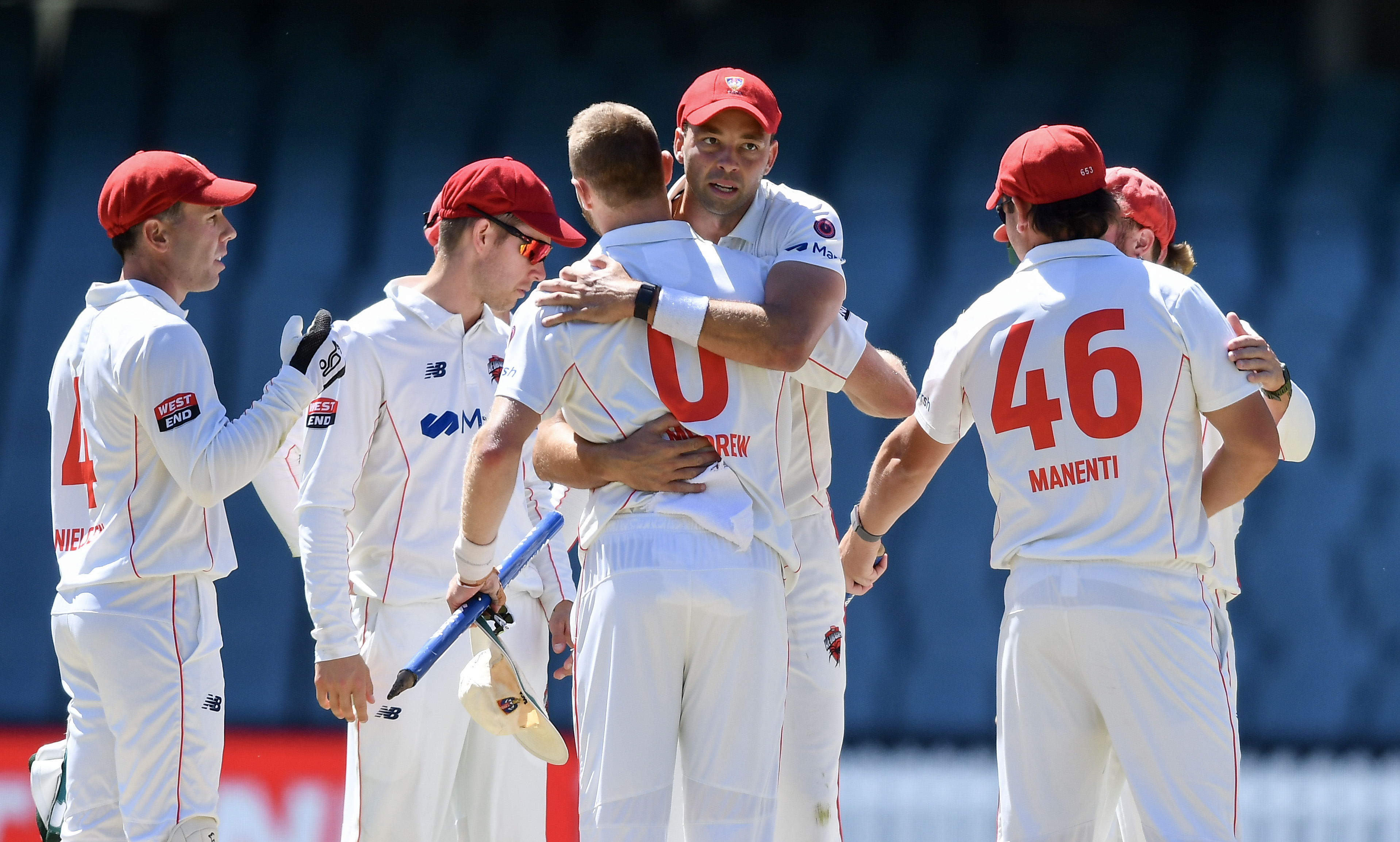 Redbacks go top of Shield table after successful Adelaide Oval return ...
