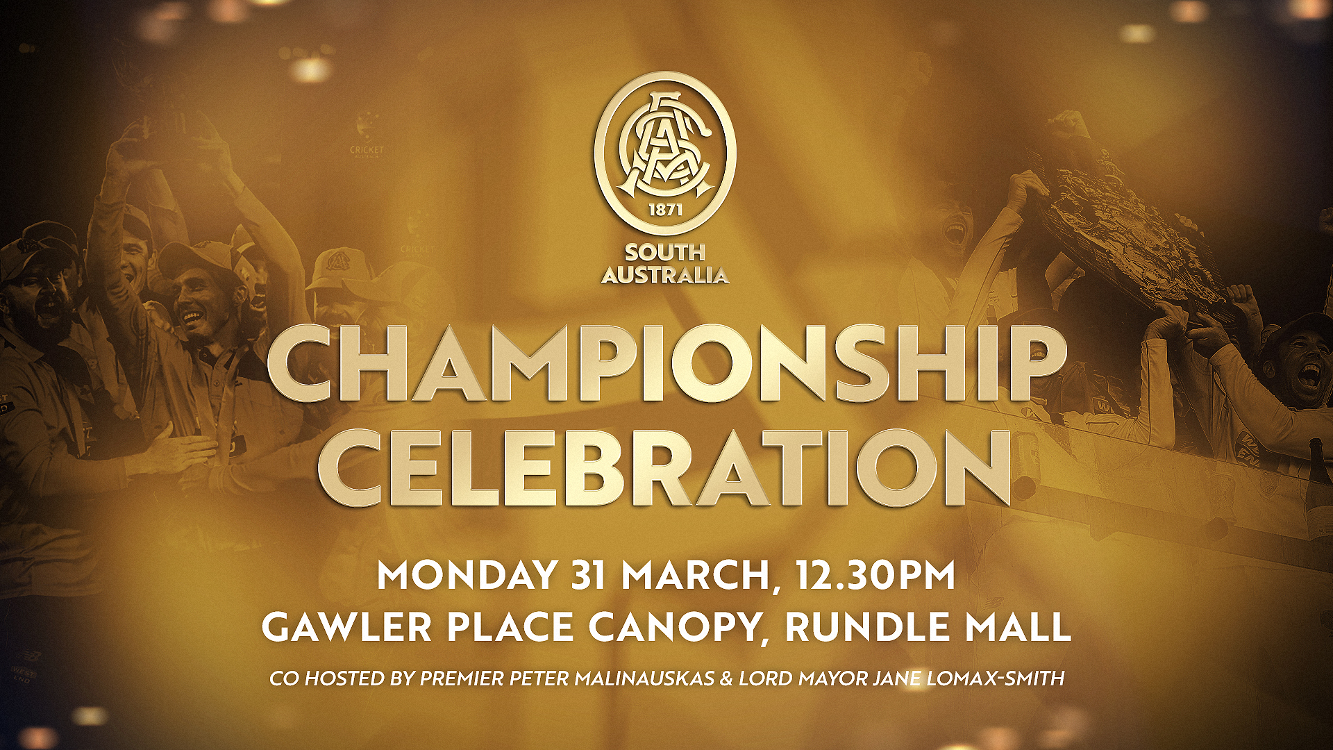 Championship Celebration | South Australian Cricket Association